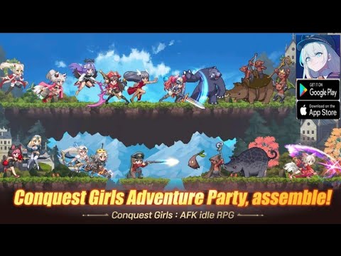 Conquest Girls: AFK Idle RPG Android iOS Gameplay Part 2 - YouTube