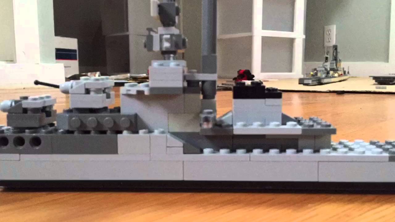 Time lapse Of Building A Lego Destroyer - YouTube