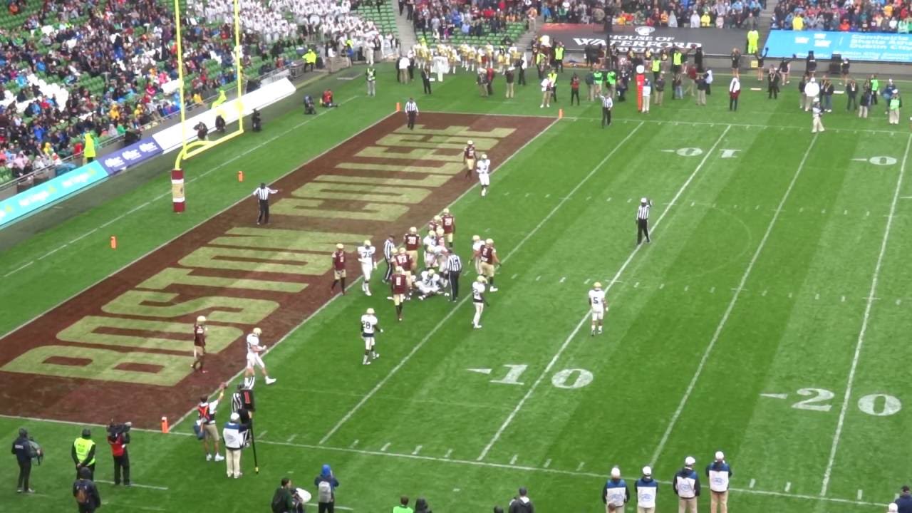 Georgia Tech Opening Touchdown in Dublin - YouTube