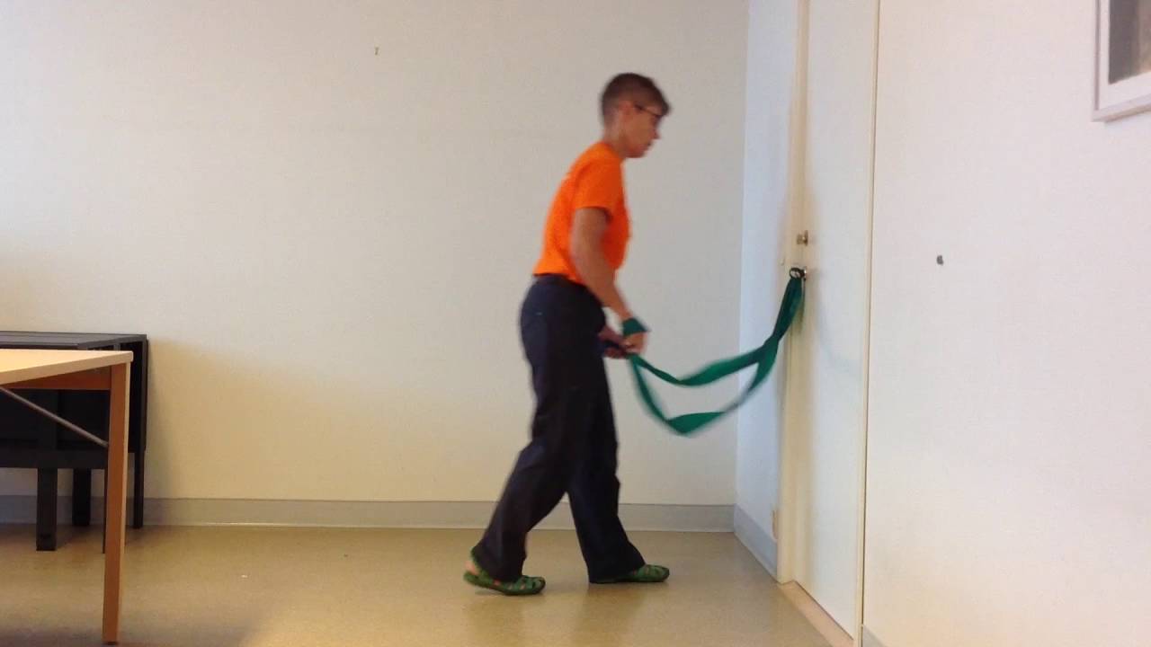 3 styrkeövningar med gummiband - YouTube