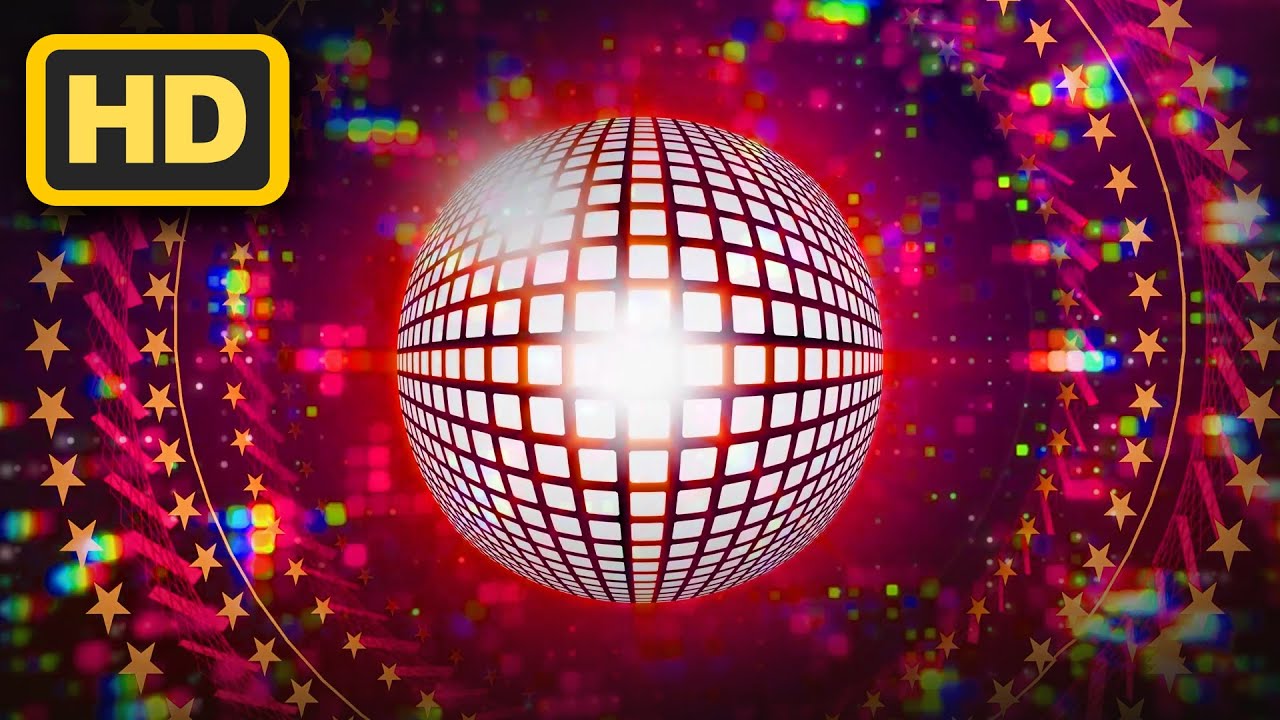 Rotating Disco Ball Video For Party | Spinning Disco Ball For ...