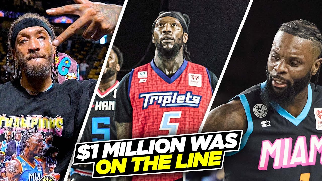 Lance Stephenson & Michael Beasley Vs Nasir Core & Montrezl Harrel For $1 Million! Big3 ...