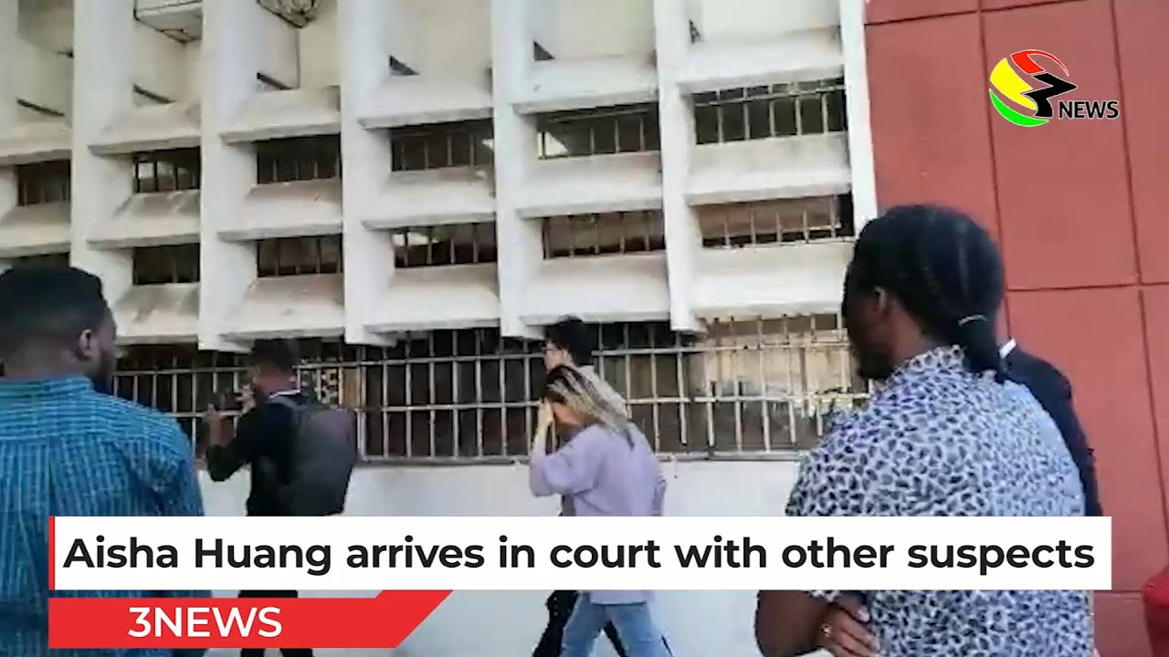 AISHA HUANG ARRIVES IN COURT - YouTube