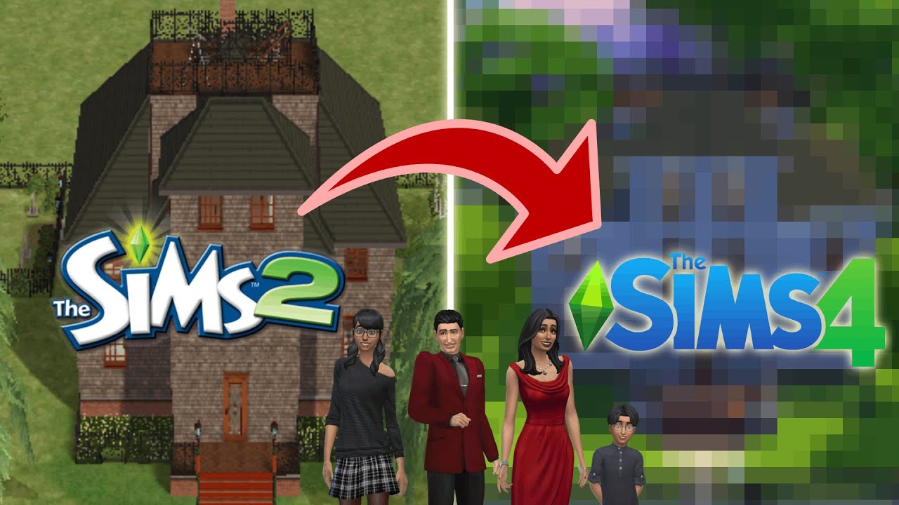 odtwarzam DOM ĆWIRÓW z THE SIMS 2 do THE SIMS 4 - YouTube