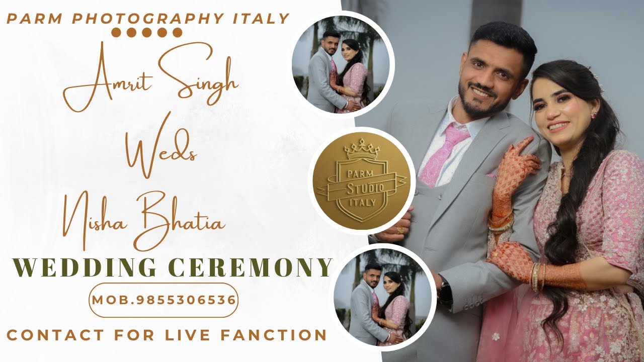 Live || wedding ceremony || Amrit Singh weds Nisha Bhatia || { Parm ...