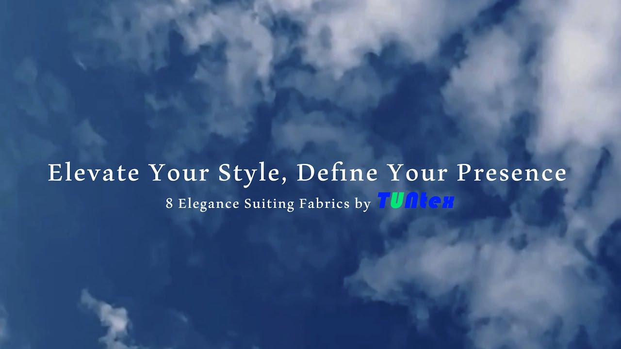 Tuntex | 1.DRESS & SUIT (Premium & Practical Suiting Fabric) - YouTube