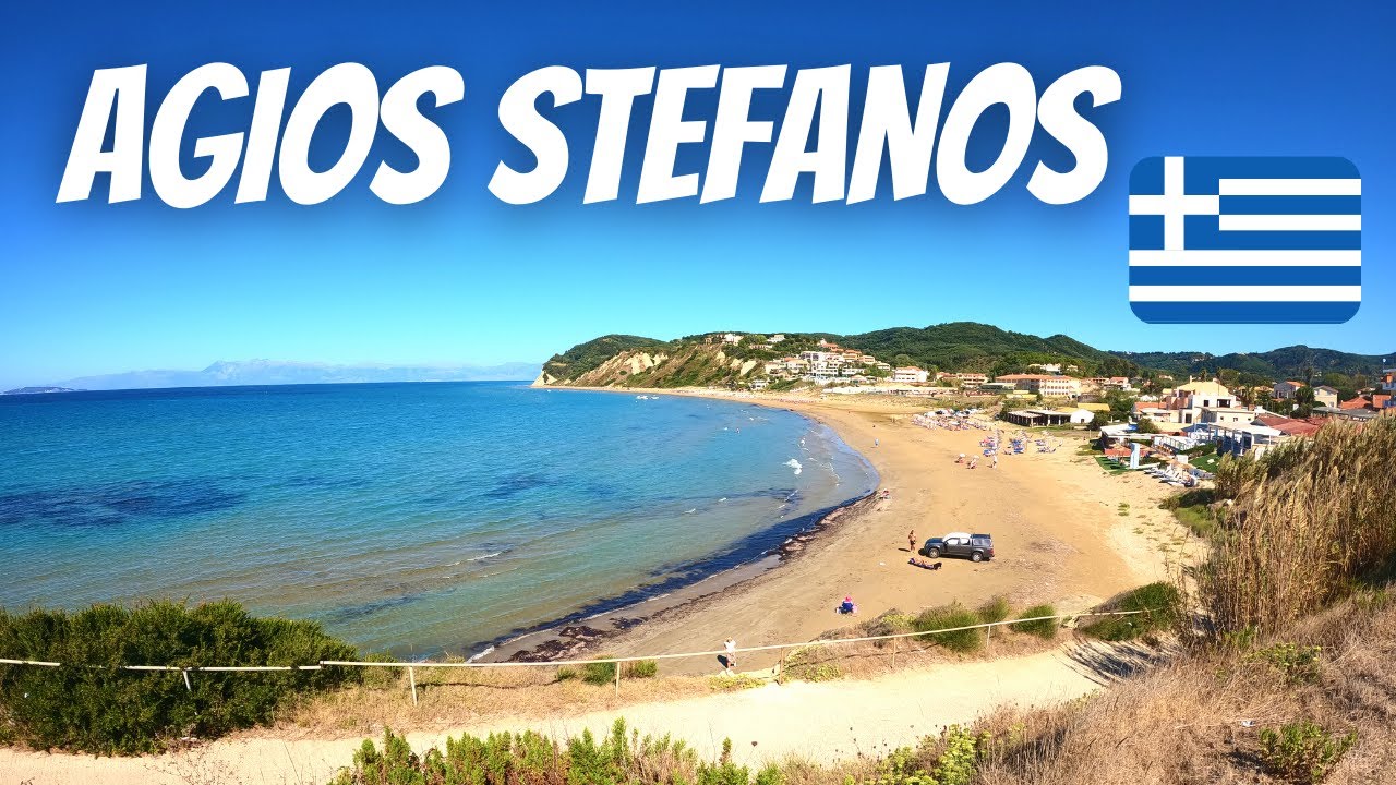 Agios Stefanos beach walk | Corfu | 2021 - YouTube
