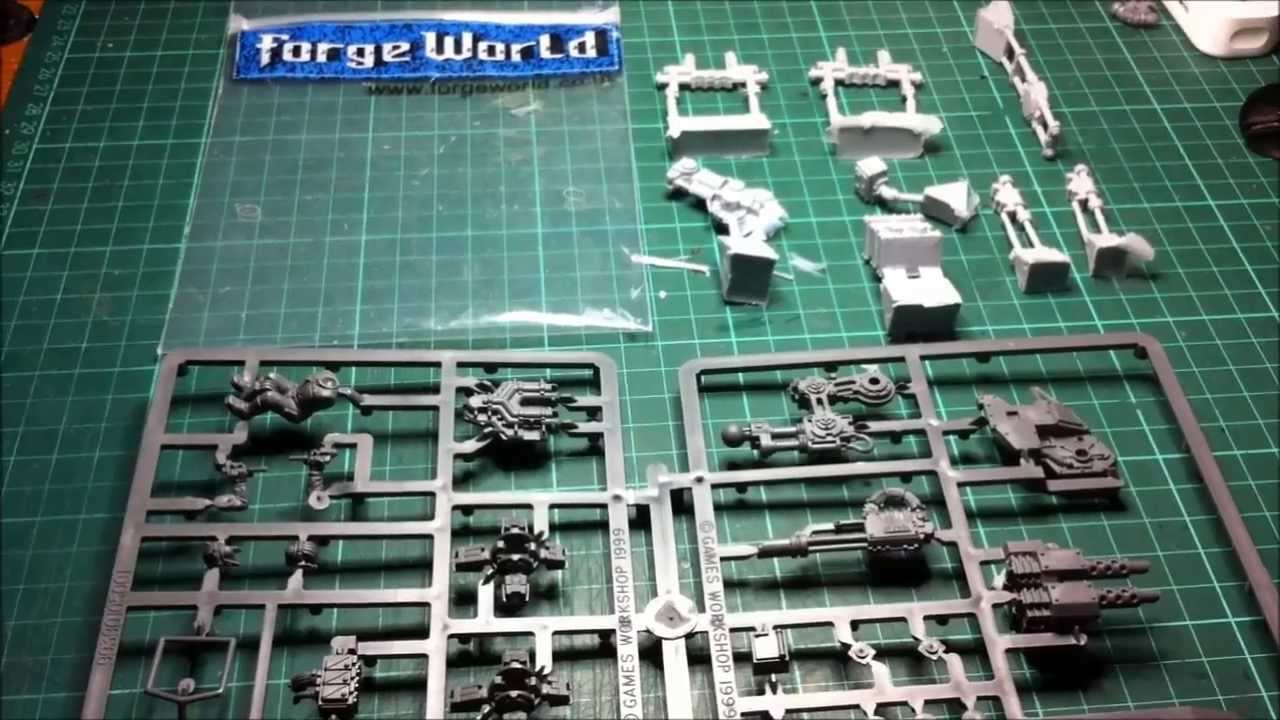 Unboxing: Forge World Imperial Guard Sentinel Powerlifter - YouTube