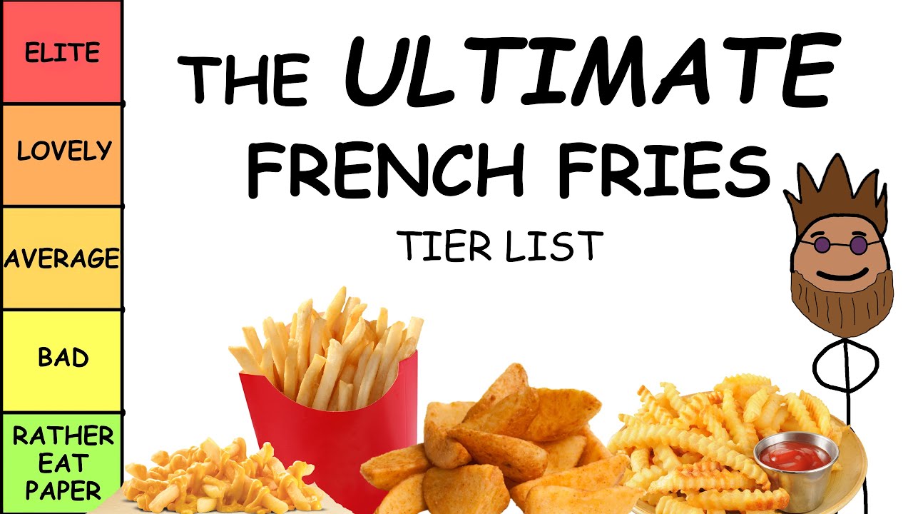 The Ultimate French Fries Tier list - YouTube