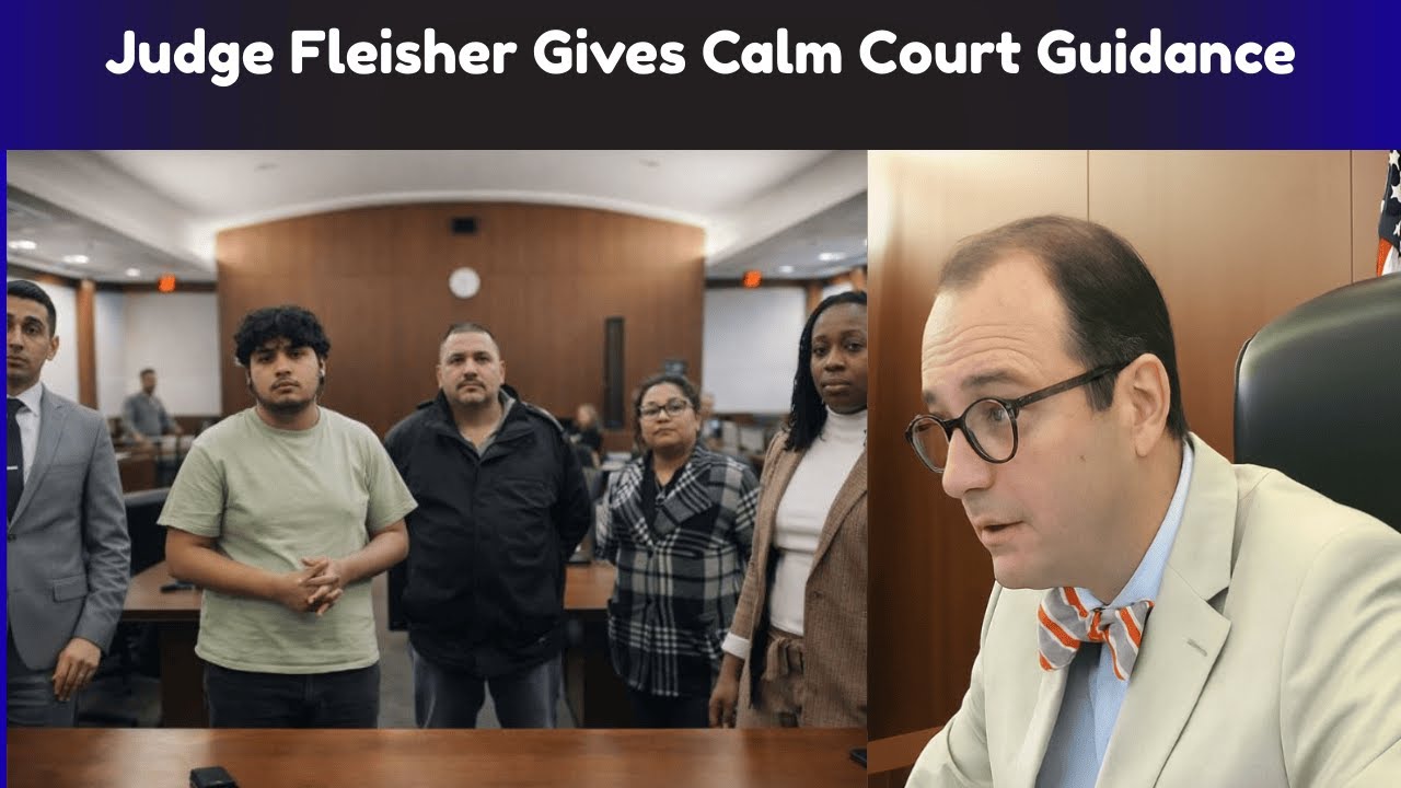 Judge Fleisher’s Calm Courtroom Docket Bonds, Pleas, and Life Advice ...