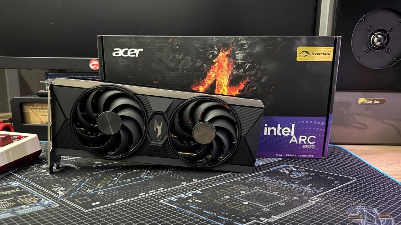 Acer Nitro Intel Arc B570 10GB OC Unboxing - YouTube