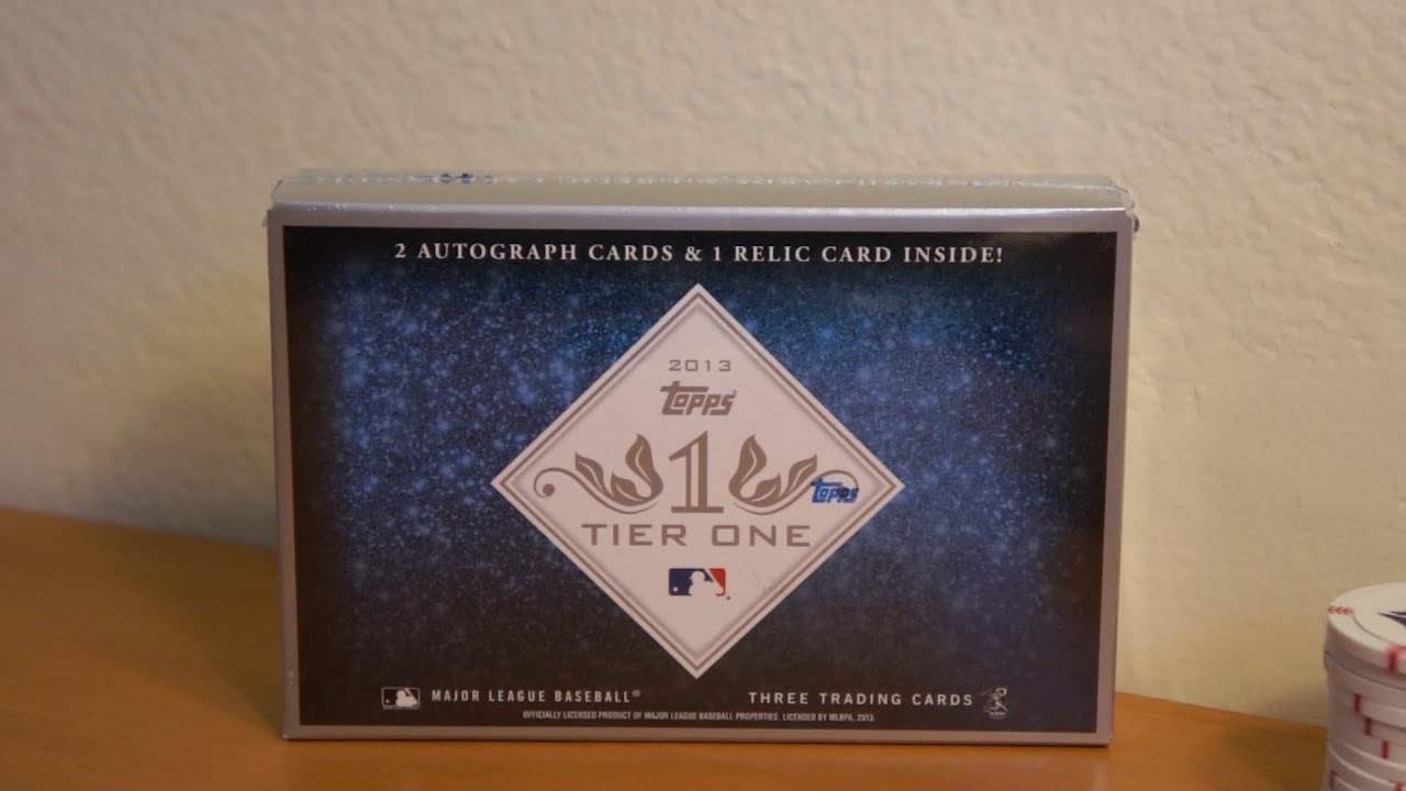 2013 Topps Tier One 1 Box Break! - YouTube