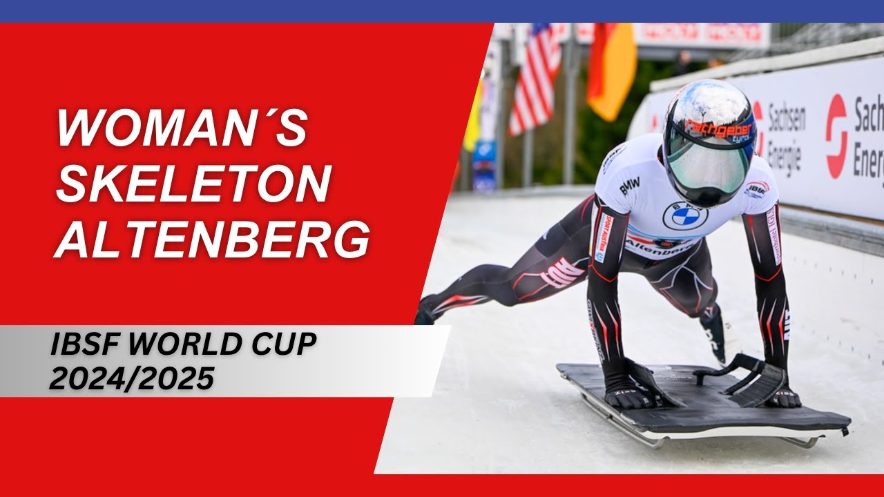IBSF World Cup Altenberg - Women's Skeleton - Heat 1 - YouTube