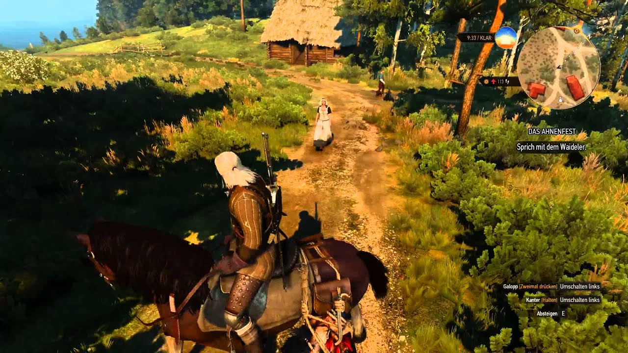 Witcher 3 - Horse Animation Stutter / Bug - YouTube