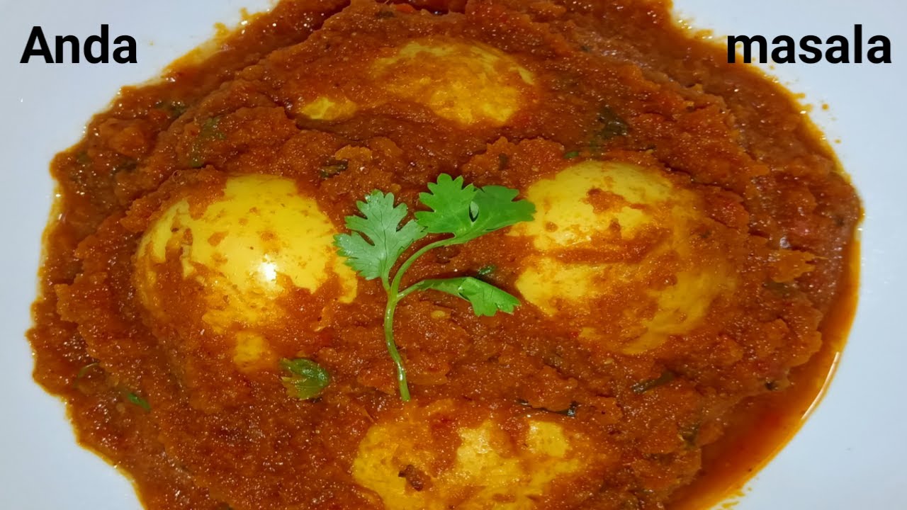 Anda Masala Recipe - YouTube