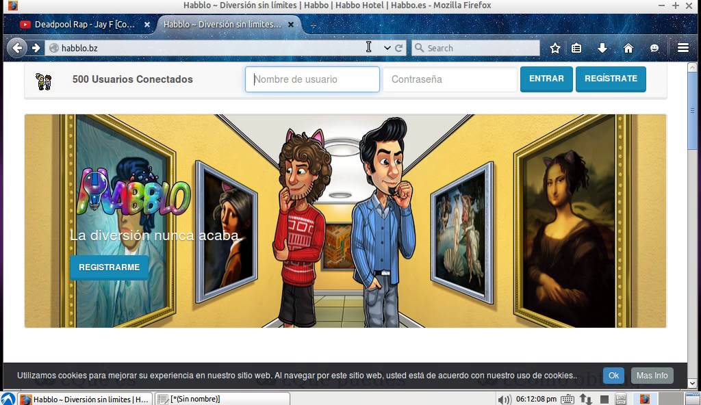 como hacer una cuenta en habblo para ubuntu - YouTube
