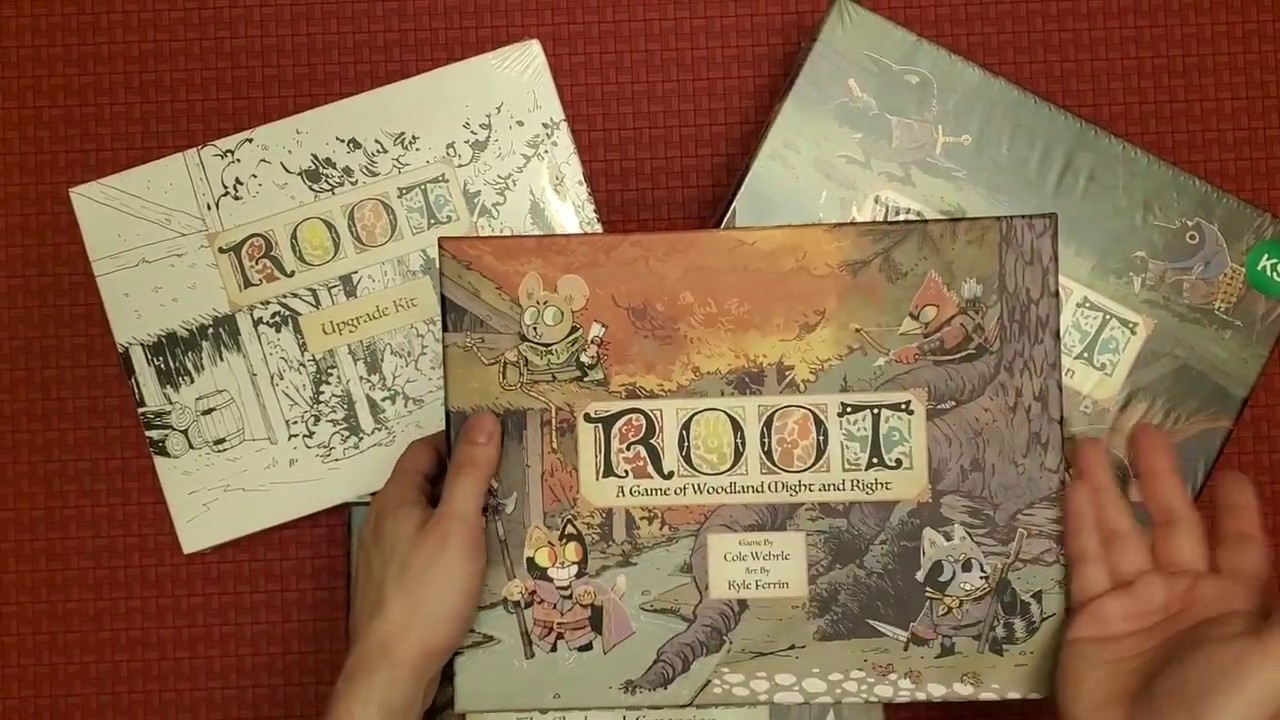 Crow's unboxing Root underworld expansion with Kickstarter extra - YouTube