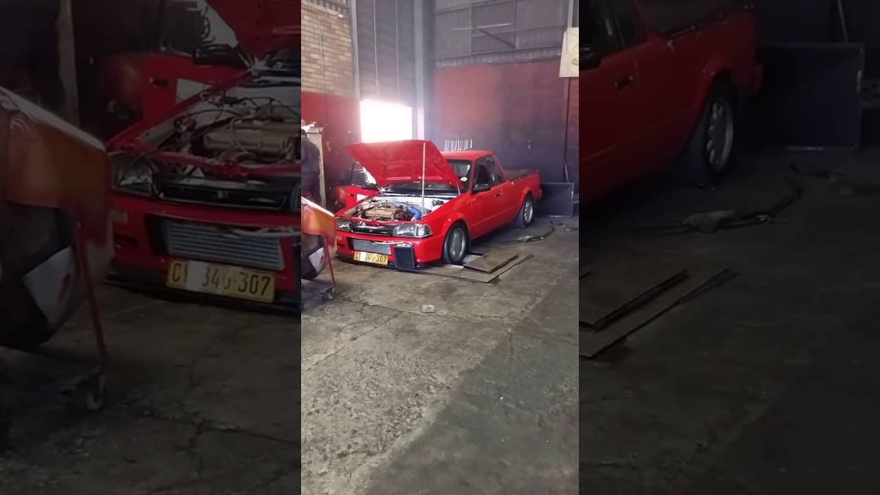 Supercharged Twin Turbo Mazda Rustler Bakkie - YouTube