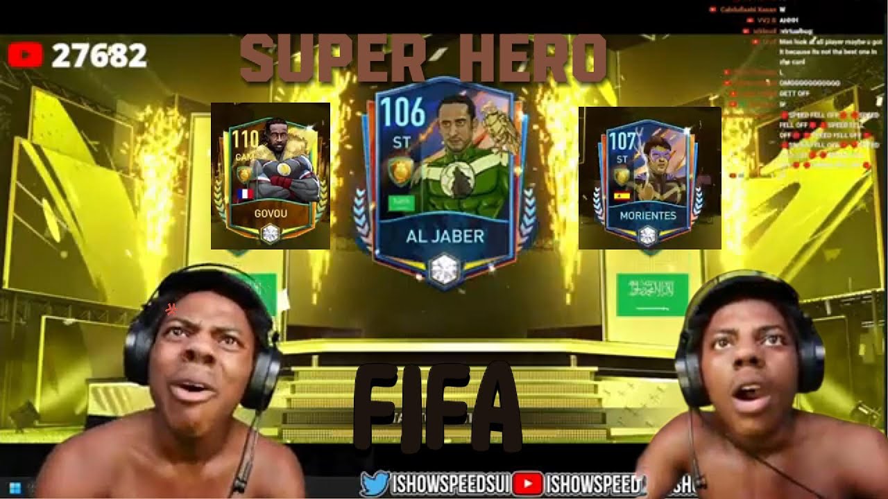 IShowspeed funny moment wrong name on fifa card player Compilation 😂😂 # ...