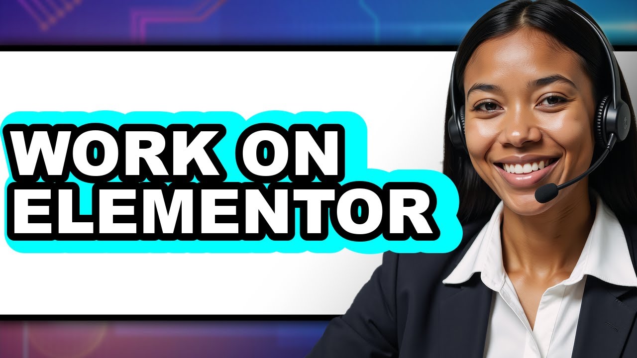 How to Work on Elementor (Only Way) - YouTube