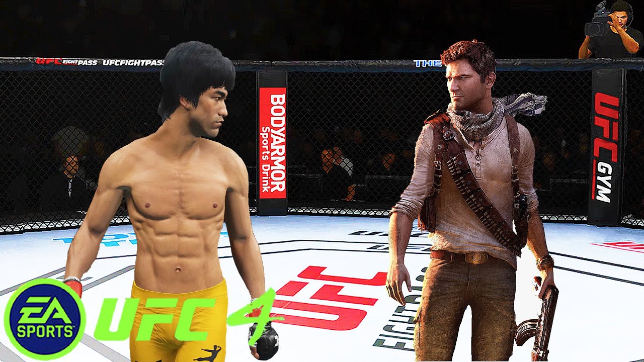 UFC4 Bruce Lee vs Nathan Drake EA Sports UFC 4 - Epic Fight - YouTube