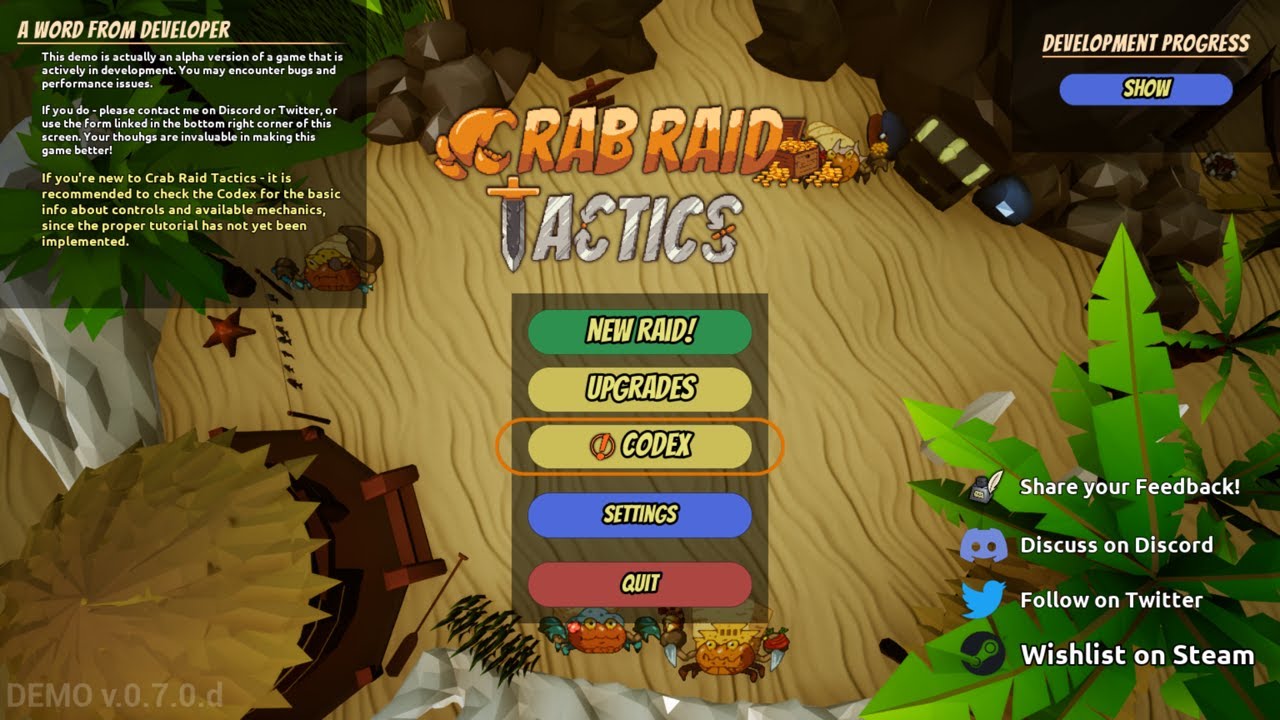 Crab Raid Tactics Gameplay (PC - Tactical Action Roguelike) - YouTube