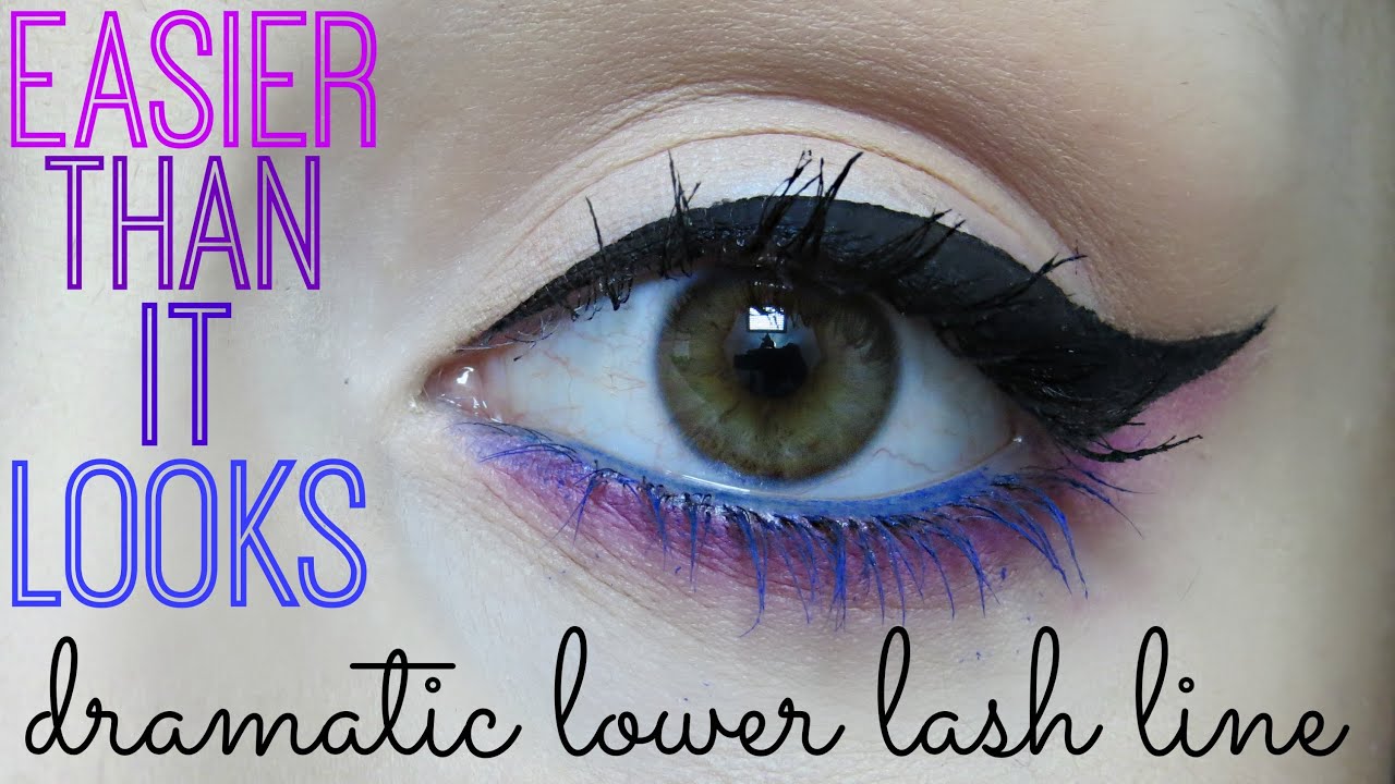Easier Than It Looks | Dramatic Lower Lash Line - YouTube