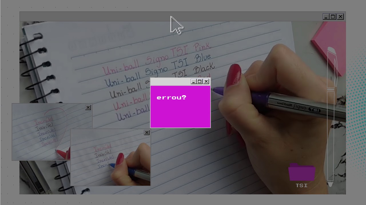 uni-ball Signo TSI - YouTube