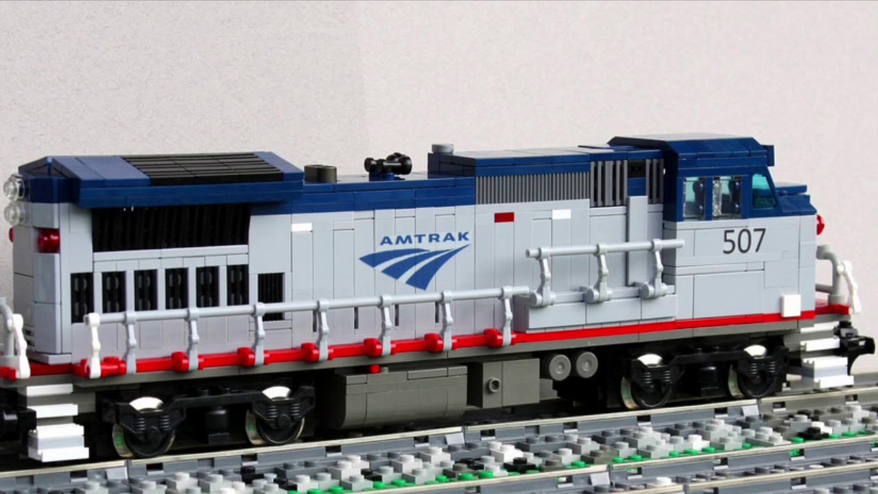 Best of Amtrak Lego - YouTube