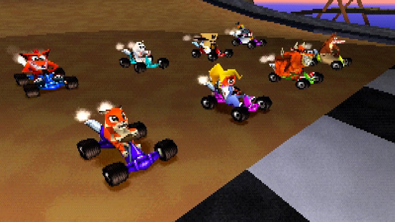 CTR: Crash Team Racing (Europe) - PS1 DuckStation - GAMEPLAY - YouTube