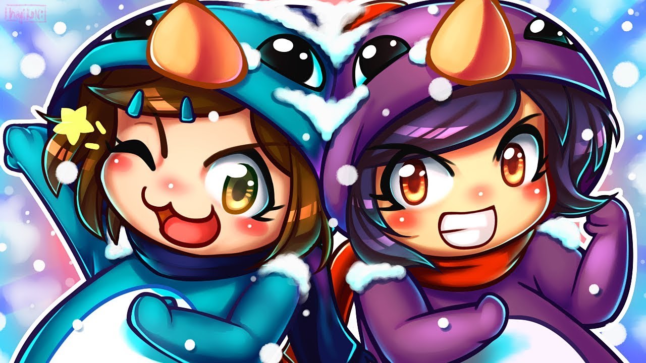 Aphmau joins me for a PENGUIN ADVENTURE in Human Fall Flat - YouTube