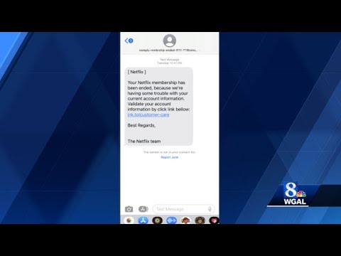 Scam message claims to be from Netflix - YouTube