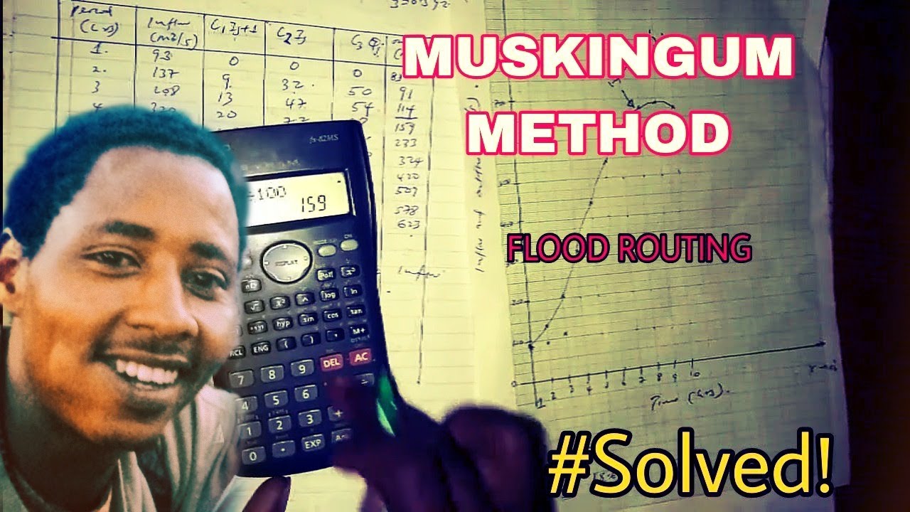 Flood routing - muskingum method - YouTube