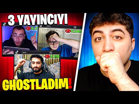 TEK VİDEODA 3 YAYINCI GHOSTLADIM! (1 MİLYON ABONEYE ÖZEL) | PUBG MOBILE