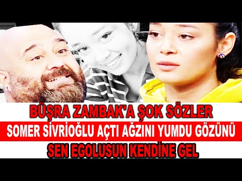 MASTERCHEF'TE SOMER SİVRİOĞLU'NDAN YARIŞMACI BÜŞRA ZAMBAK'A ŞOK SÖZLER | SEN EGOLUSUN KENDİNE GEL