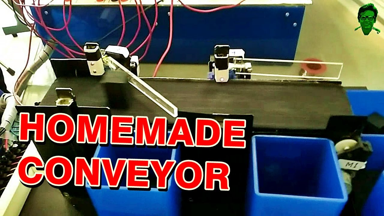 Membuat Konveyor dari Gearbox mainan dan Kain Jean || SIMPLE CONVEYOR ...