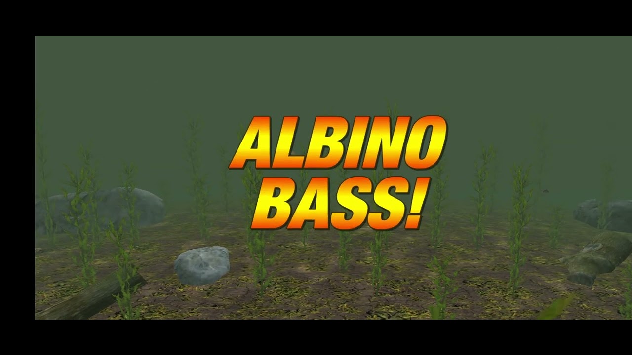 I caught a Albino bass on /master bass fishing!! - YouTube
