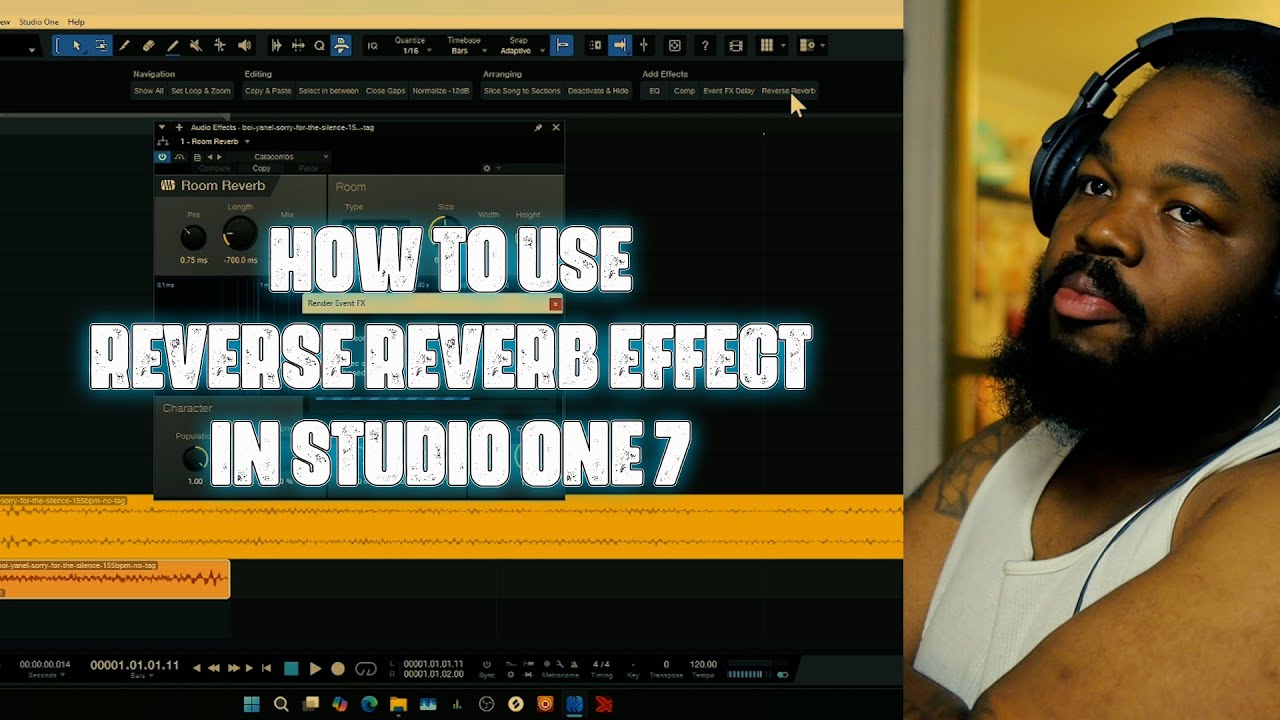 HOW TO USE THE REVERSE REVERB EFFECT IN STUDIO ONE - YouTube