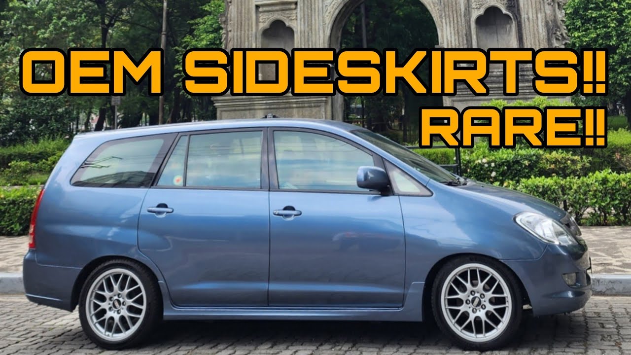 INNOVA SIDE SKIRT INSTALL! - YouTube