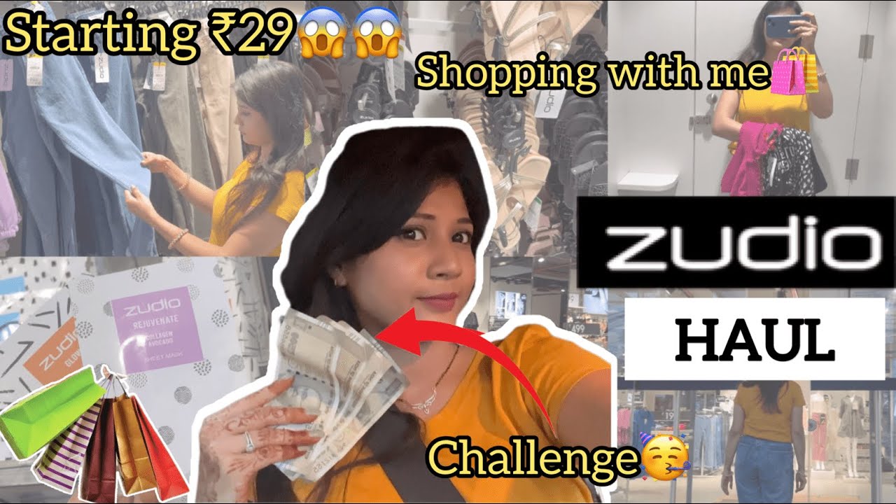 ZUDIO HAUL Starting from rs.29+| Try on haul + Challenge | HONEST ...