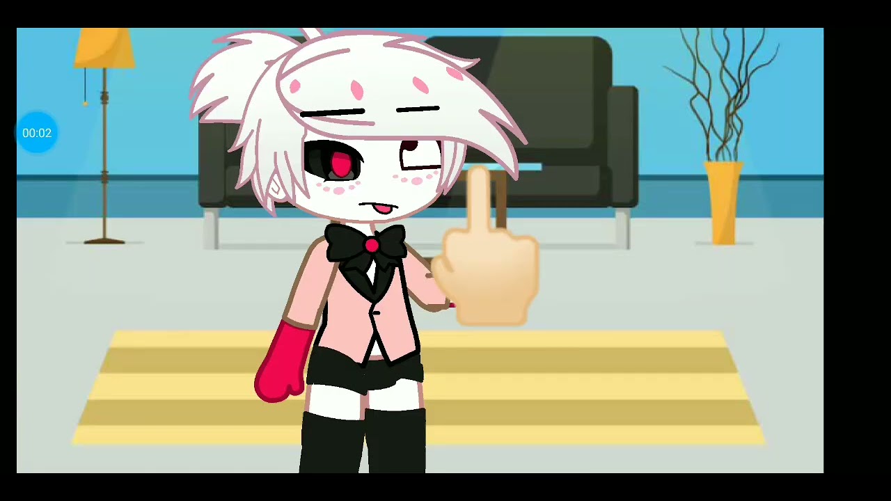 Angel puts up the middle finger to you - YouTube