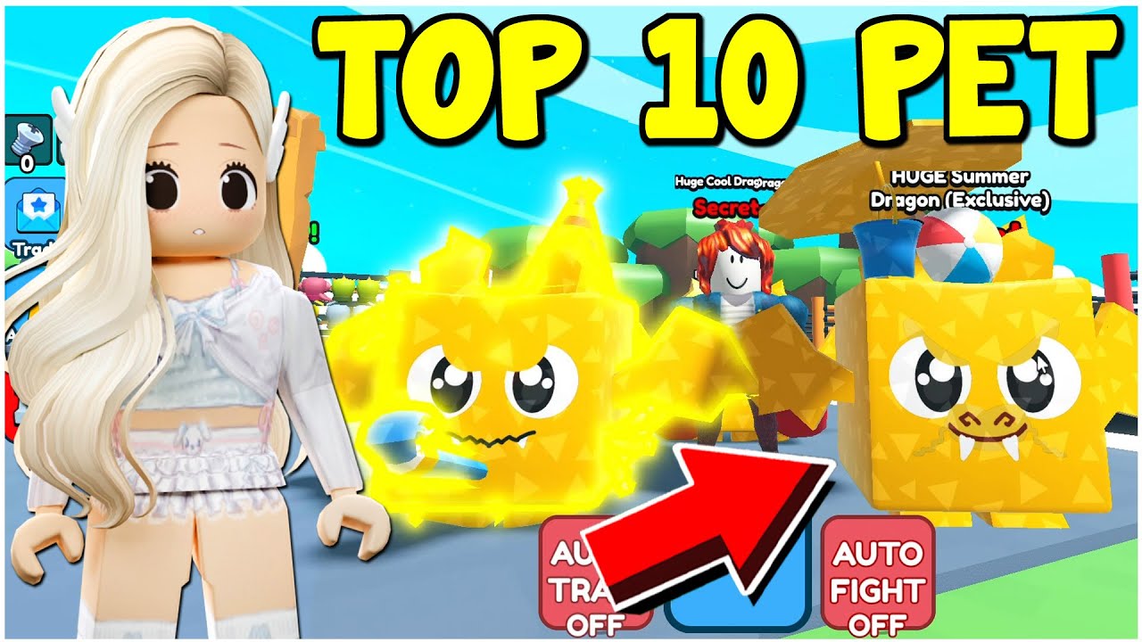 TOP 10 RAREST PETS In Punch Simulator Roblox Game!! STRONGEST SECRET ...