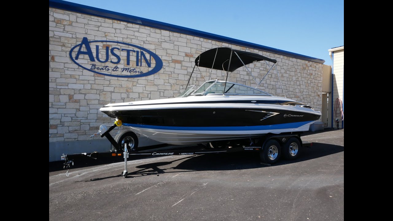 2022 Crownline 220 SS For Sale At Austin Boats & Motors - YouTube