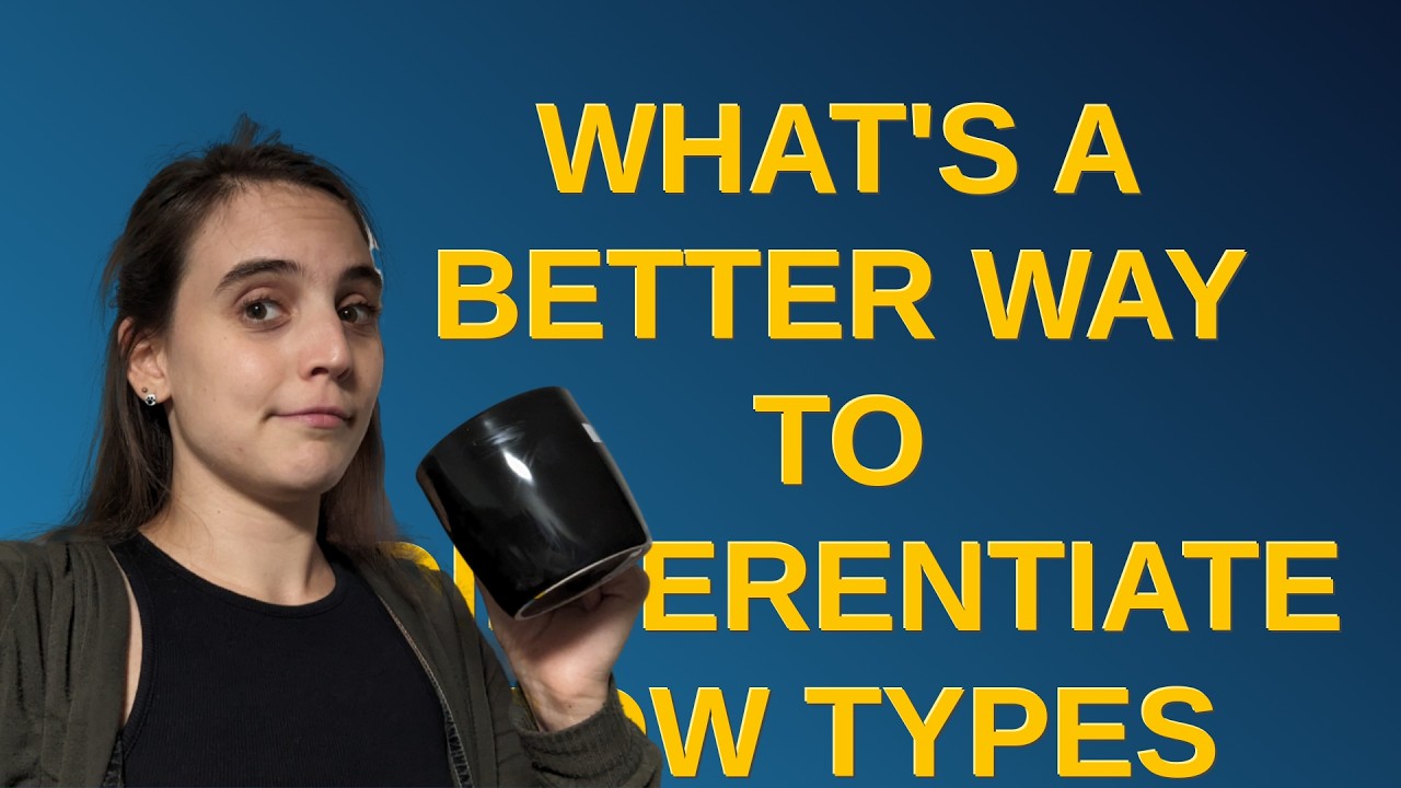 Ux: What's a better way to differentiate row types on wide tables - YouTube