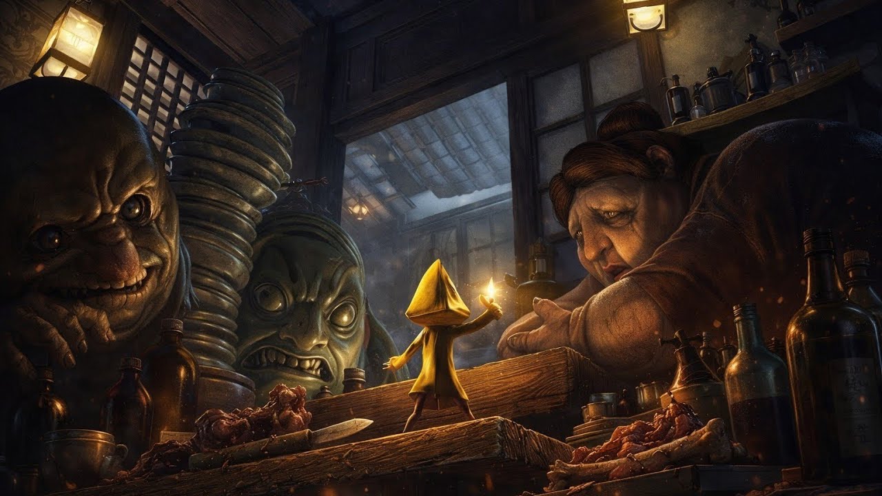 Little Nightmares Chapter 4 😱 The Most Terrifying Escape! | Full ...