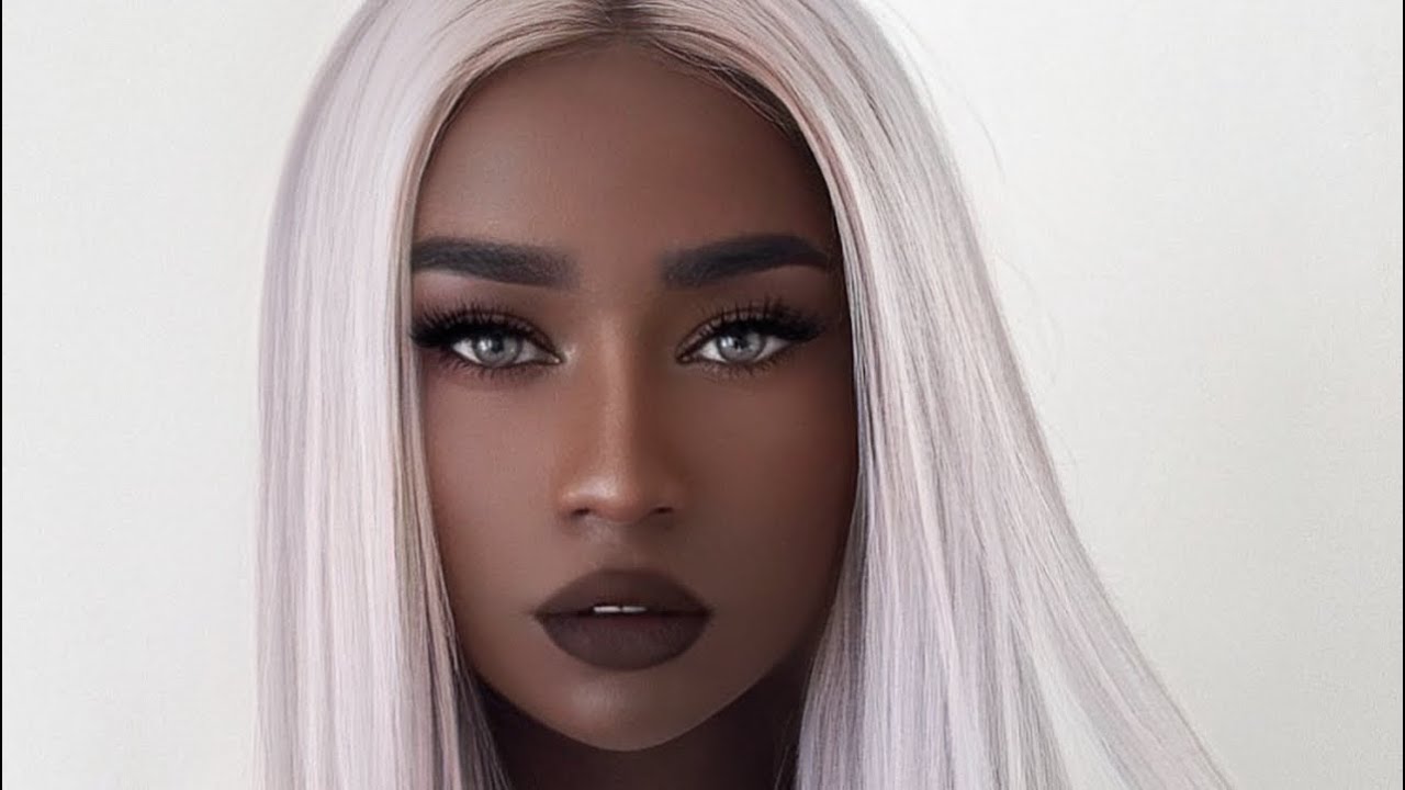 The Beautiful Black Woman with White Hair Who Disappeared | Bee Melvin ...
