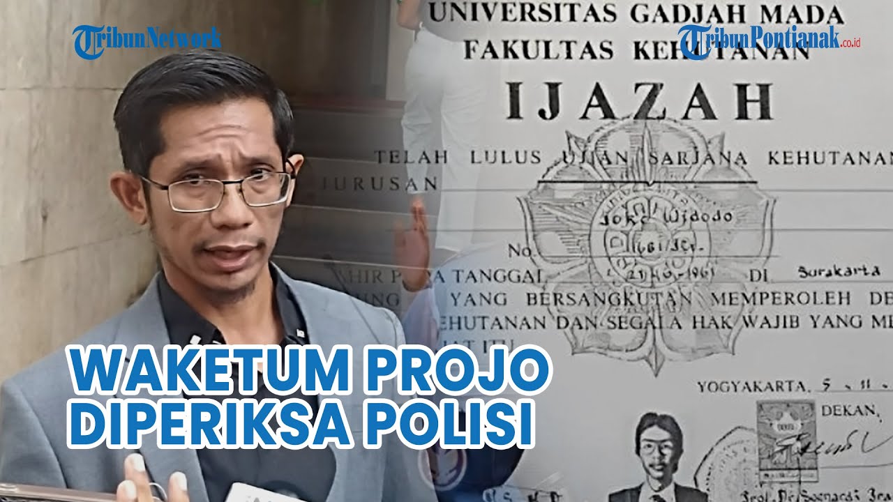 UPDATE Waketum Projo Diperiksa Polisi Terkait Tudingan Ijazah Jokowi ...