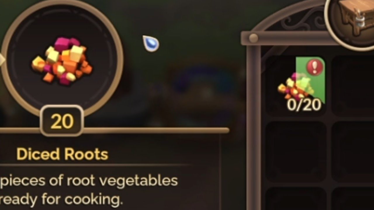 How to Make Diced Roots in Fae Farm - YouTube