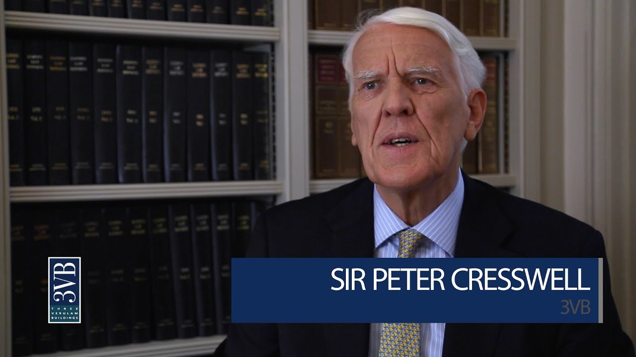 Sir Peter Cresswell | 3VB | Arbitration - YouTube
