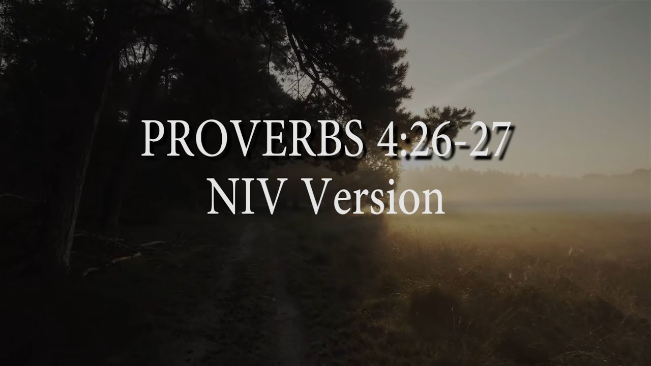 Spiritual Food TV | Proverbs 4:26-27 in 1 Minute Bible Verse | Most ...